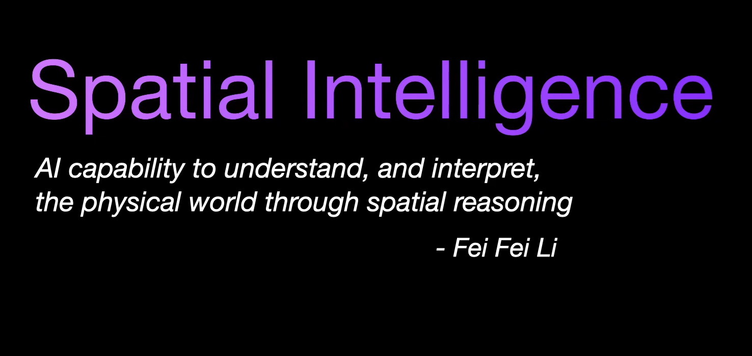 Spatial Intelligence in AI: World Models, 3D Vision & Action