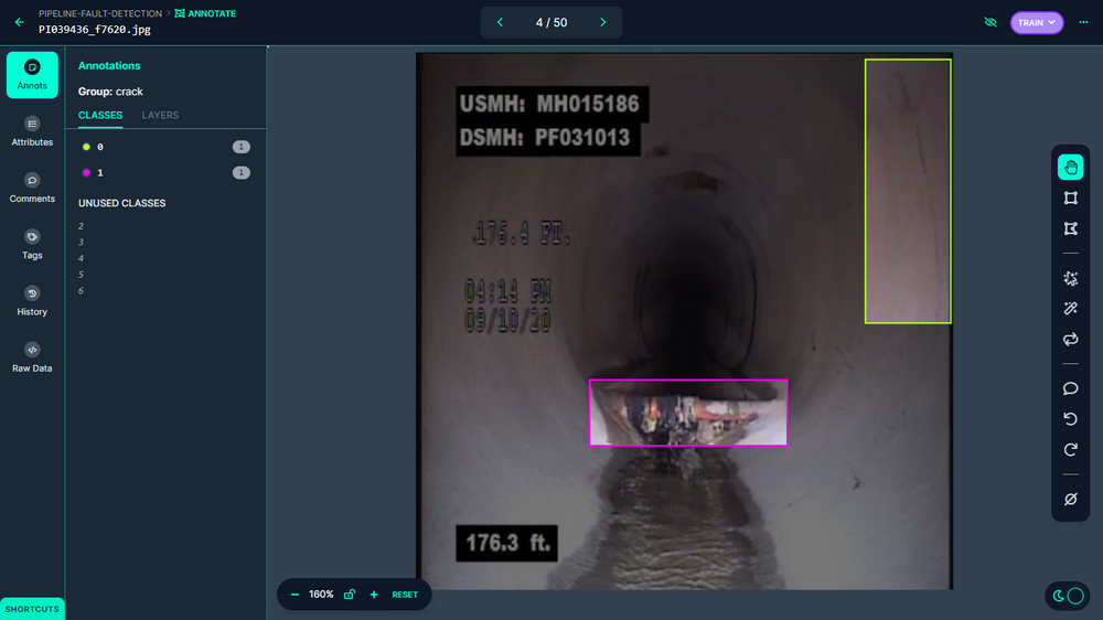 Automated Computer Vision Inspection of Physical Pipelines