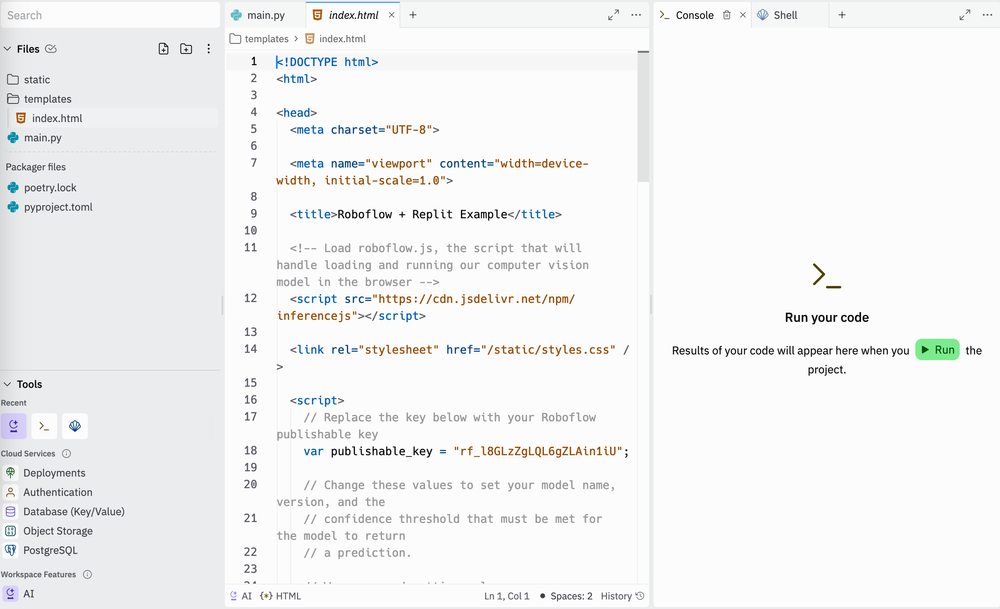 How to Deploy a YOLOv8 Model Using Roboflow and Repl.it