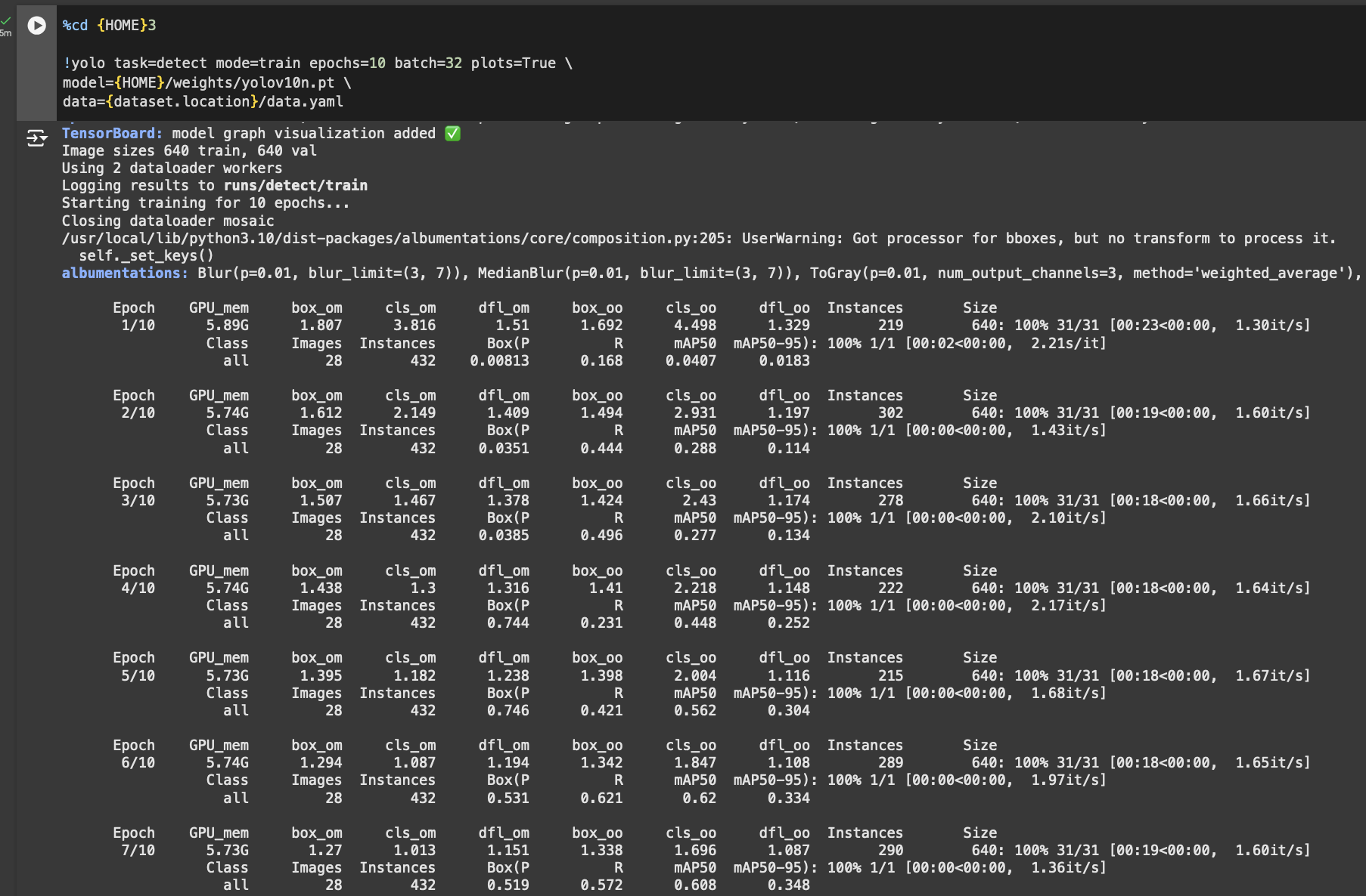 How to Train a YOLOv10 Model on a Custom Dataset
