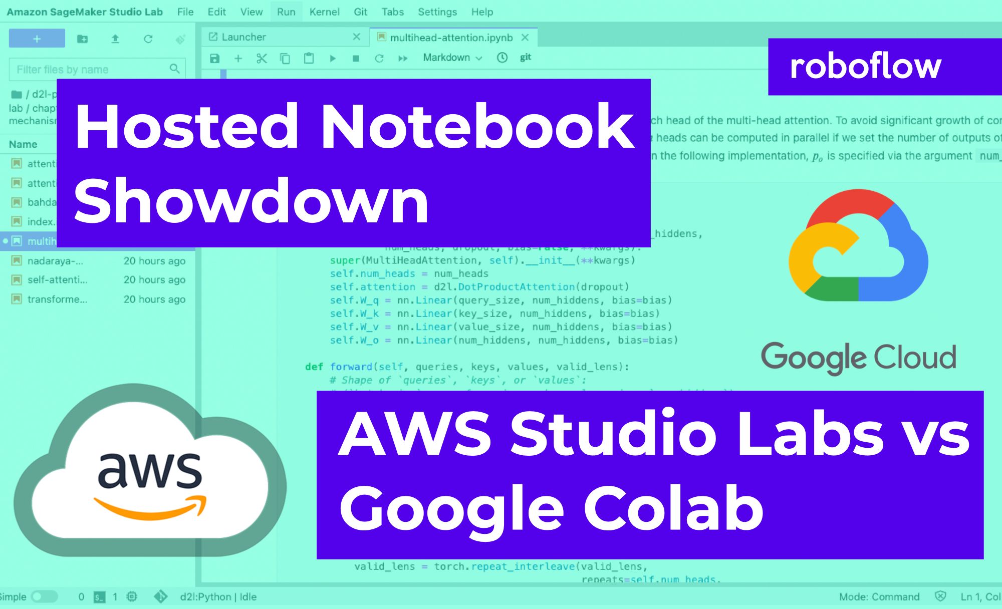 SageMaker Studio Lab vs Google Colab