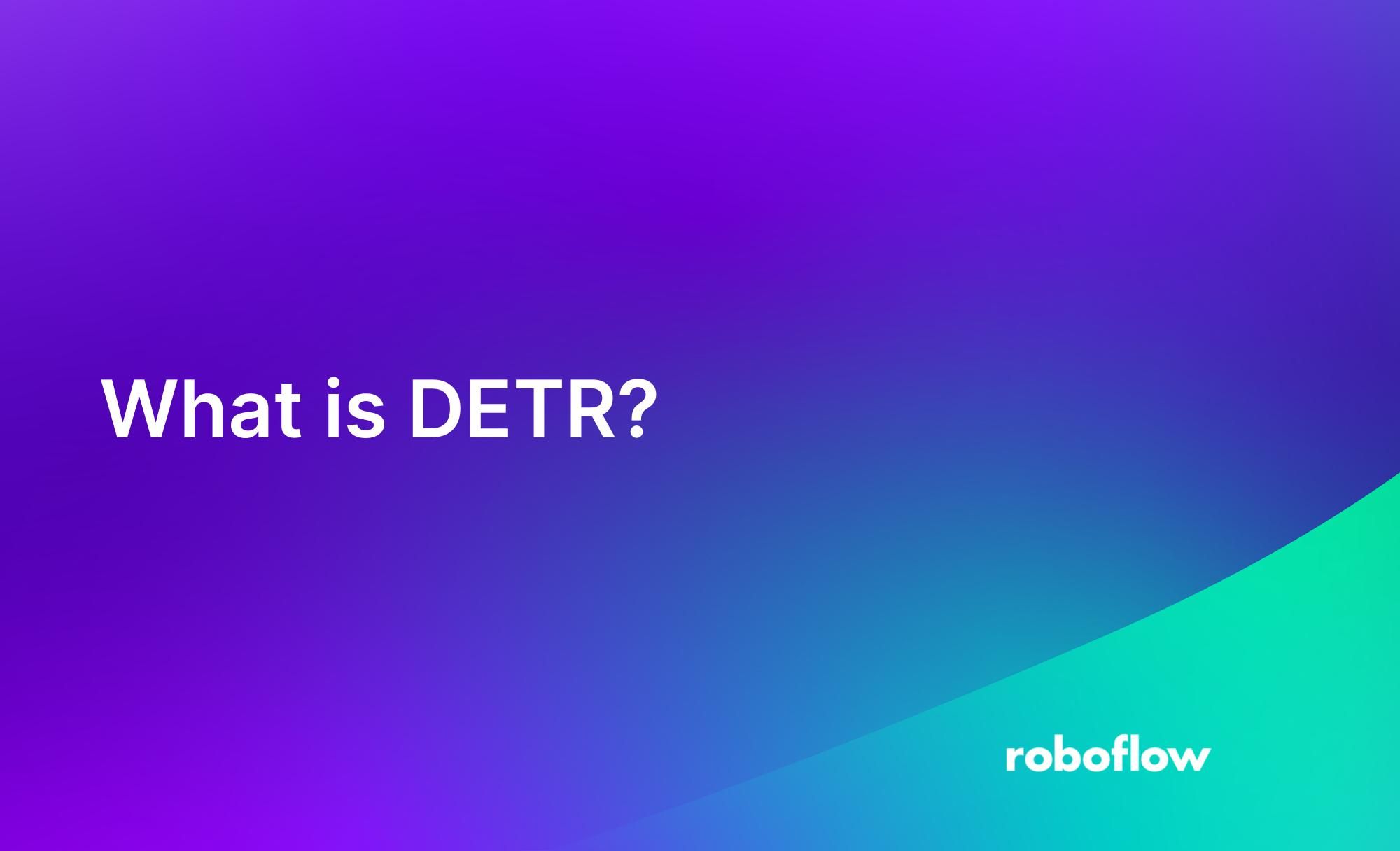 What is DETR?