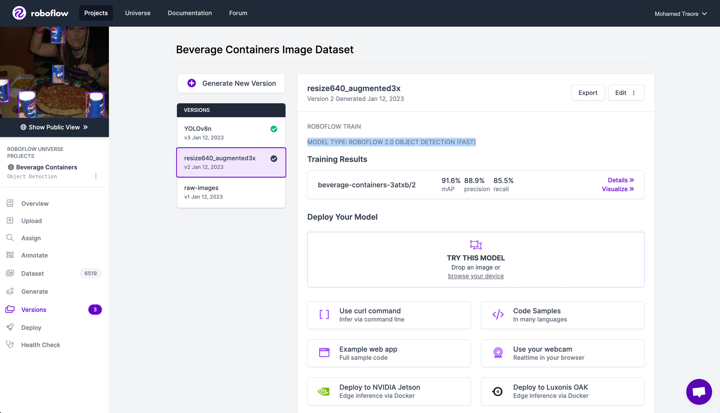 Deploy Models from Roboflow with the Luxonis DepthAI SDK Deploy Models from Roboflow with the Luxonis DepthAI SDK