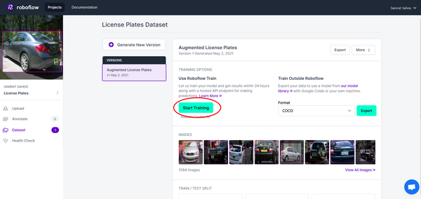 License Plate Detection and OCR using Roboflow Inference API