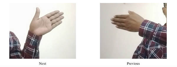 Gesture-Based Presentation Controller using Computer Vision